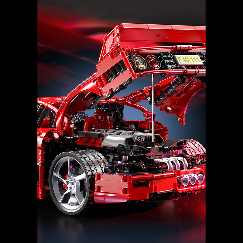 Technik Auto für Ferrari F40 Supercar, Technik Sportwagen Modell Klemm ...