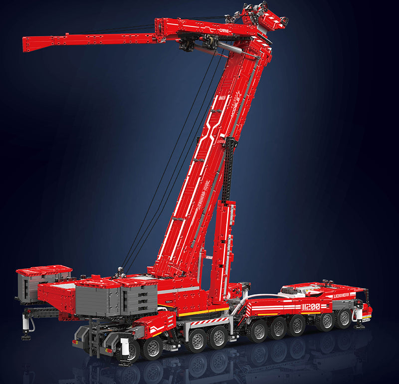 Technik Kran Ferngesteuert, 8500+ Teile Technik Kran Pneumatik LKW mit ...