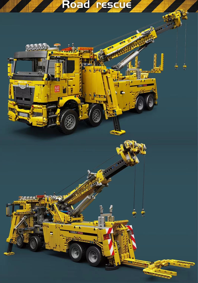 Fire Tow Truck, MK 17028 Technik Feuerwehr LKW Modell, Technik Fernges ...